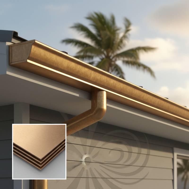 Withstand Category 5 Winds: Durable Aluminum-Copper Alloy Gutters for ...